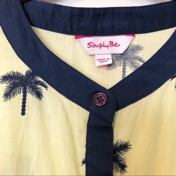 Simply Be | Tops | Palm Trees Top | Poshmark